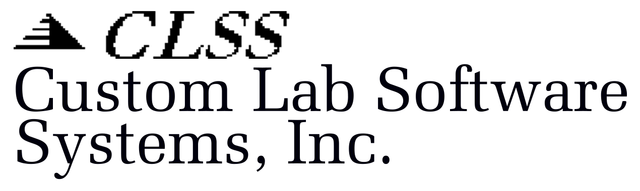 Custom Lab Software – CLS